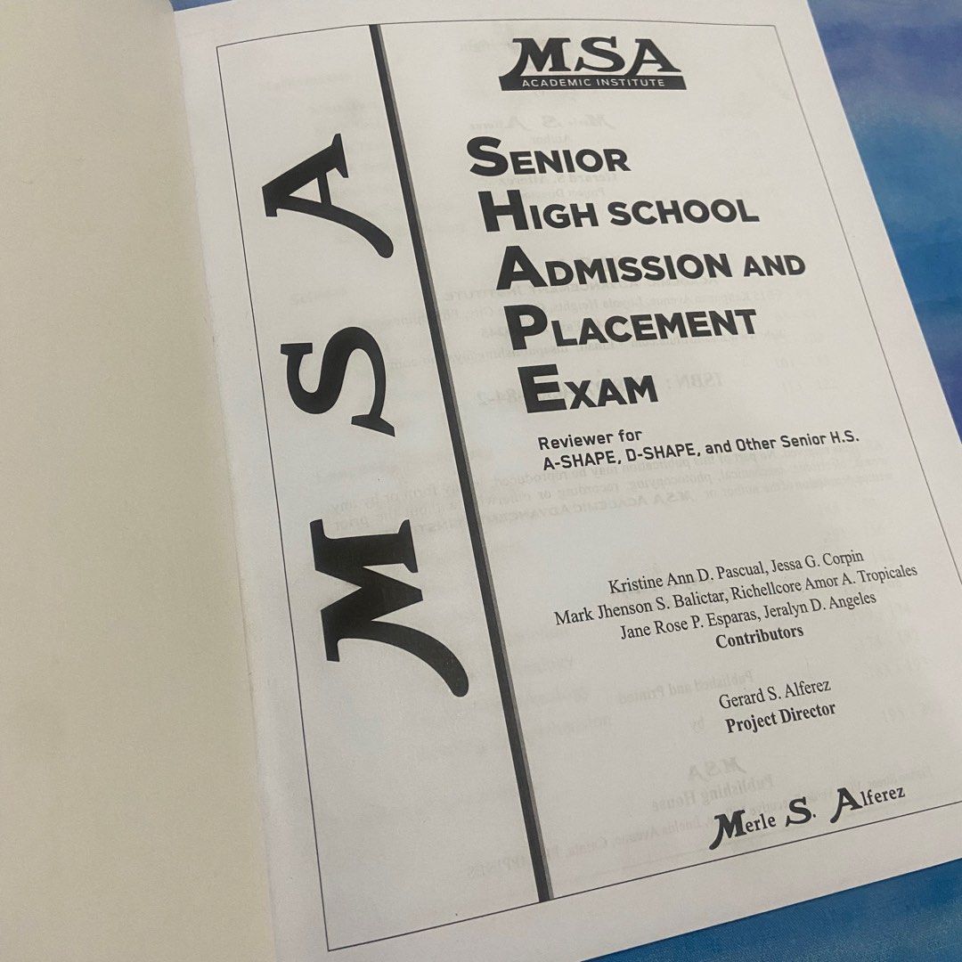 MSA Senior High (SHAPE) Reviewer, Hobbies & Toys, Books & Magazines ...