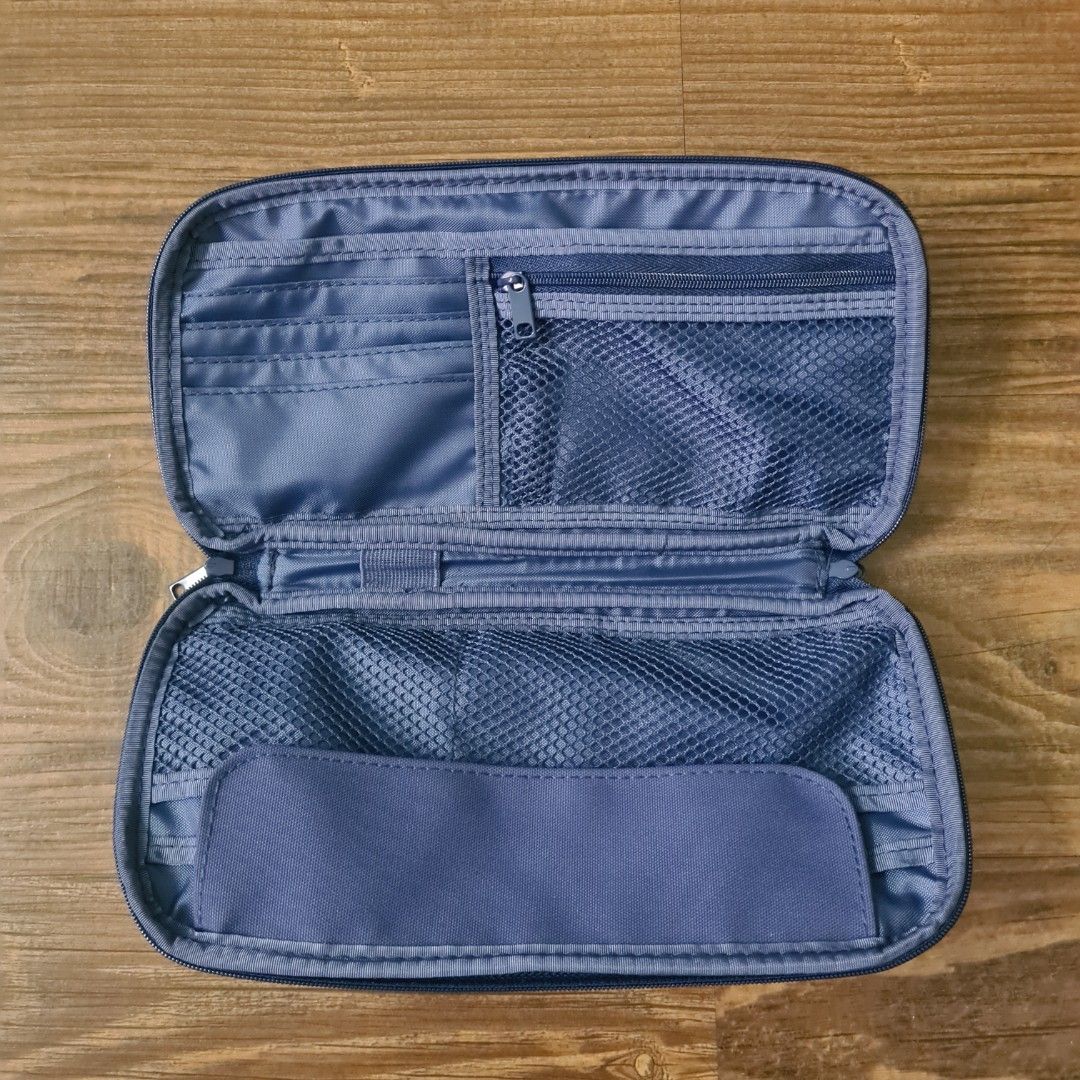 Muji Polyester Passport Case (Navy), Hobbies & Toys, Travel, Travel ...