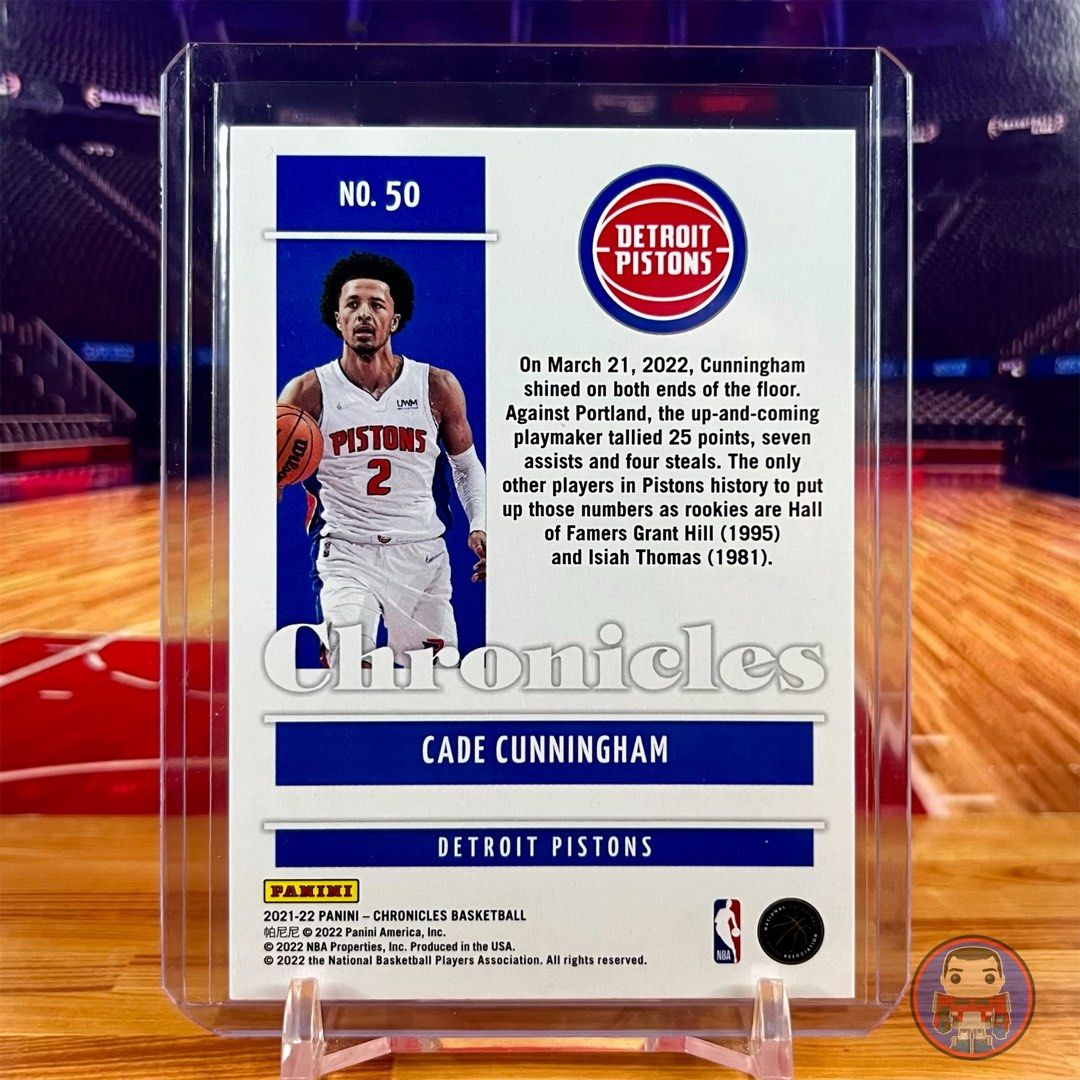 NBA Cards - Cade Cunningham 2021-22 Panini Chronicles #50 (Rookie Card ...