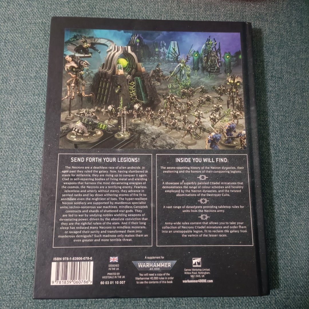 Necrons codex 9th edition, Hobbies & Toys, Books & Magazines, Fiction ...