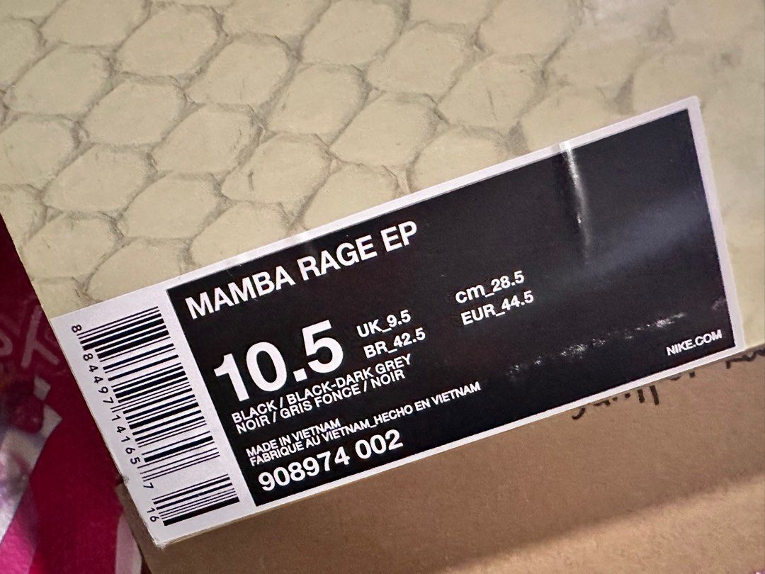 NIKE MAMBA RAGE EP, Men's Fashion, Footwear, Sneakers on Carousell