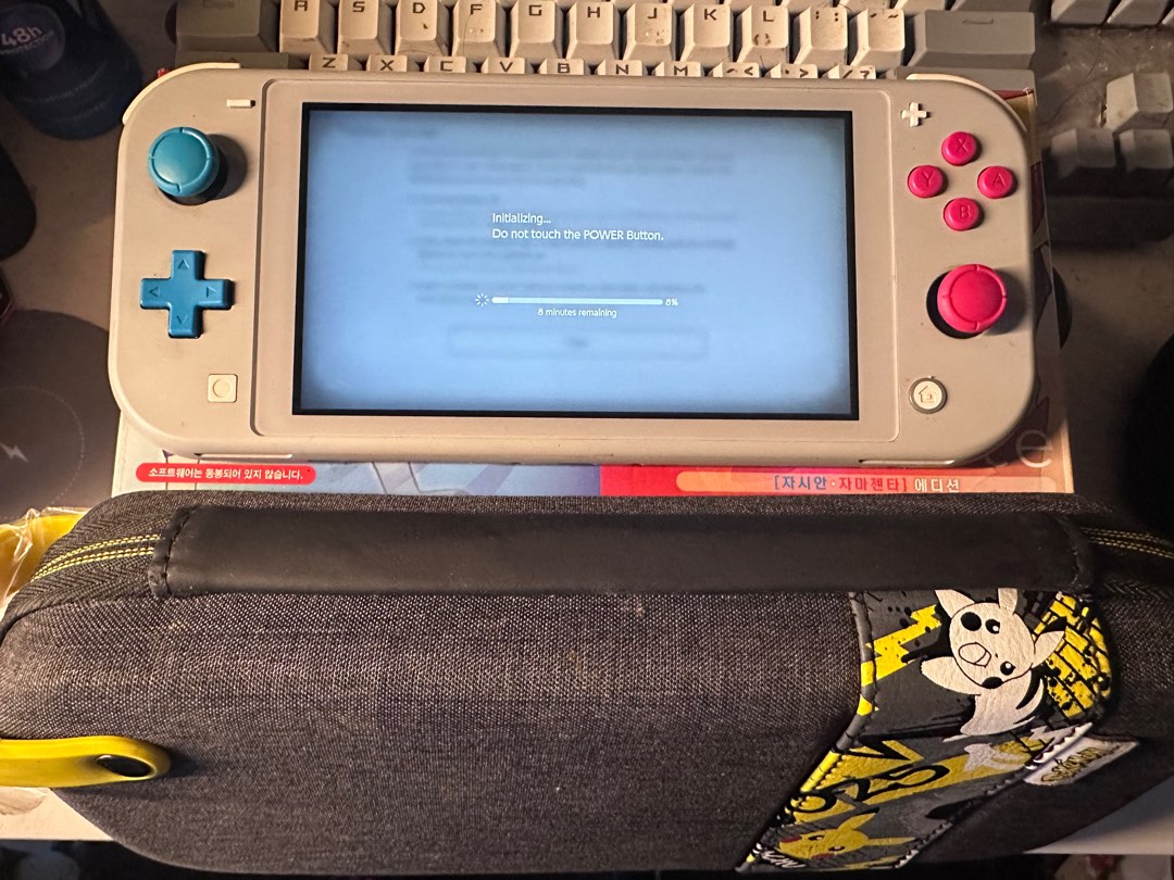 Nintendo Switch Lite (pokemon Sword and shield edition), Video Gaming ...