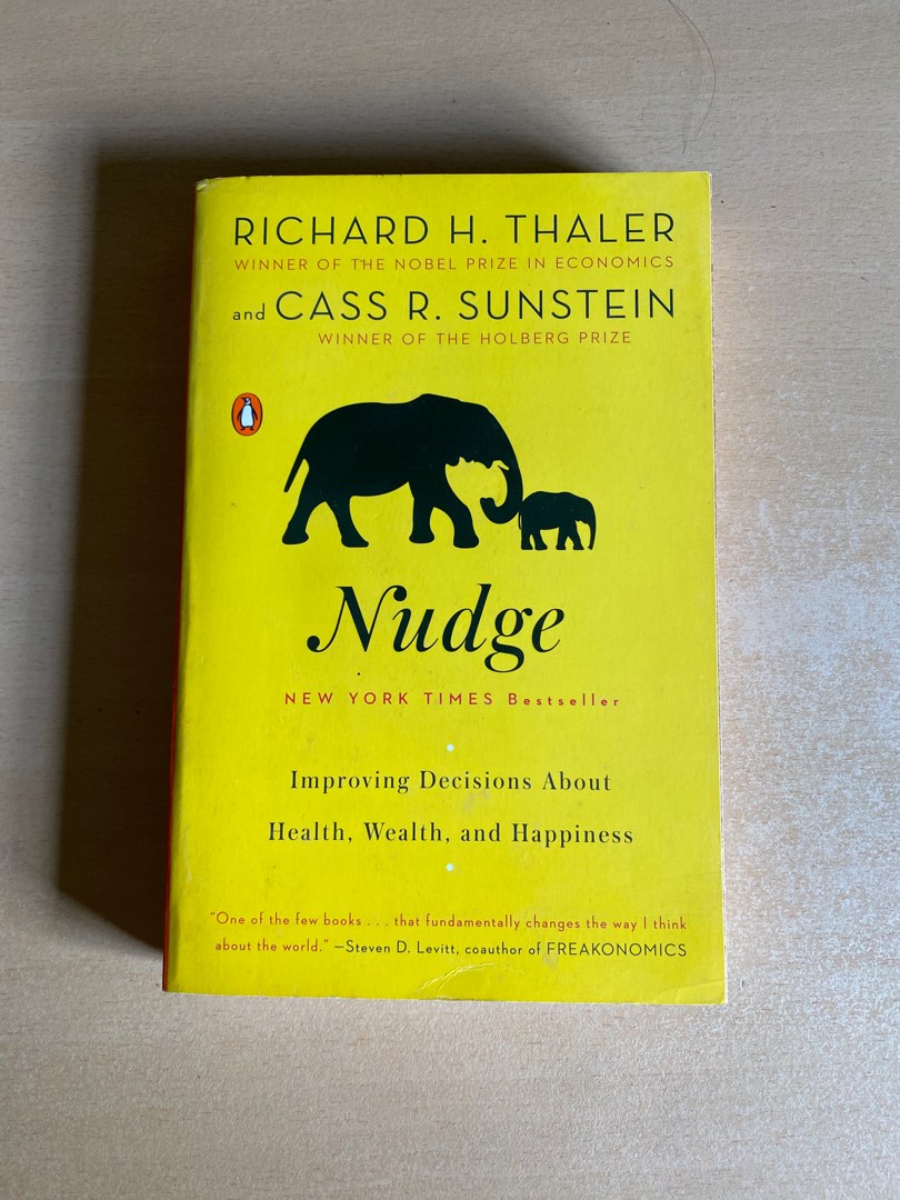 Nudge by Richard H. Thaler and Casa R. Sunstein, Hobbies & Toys, Books ...