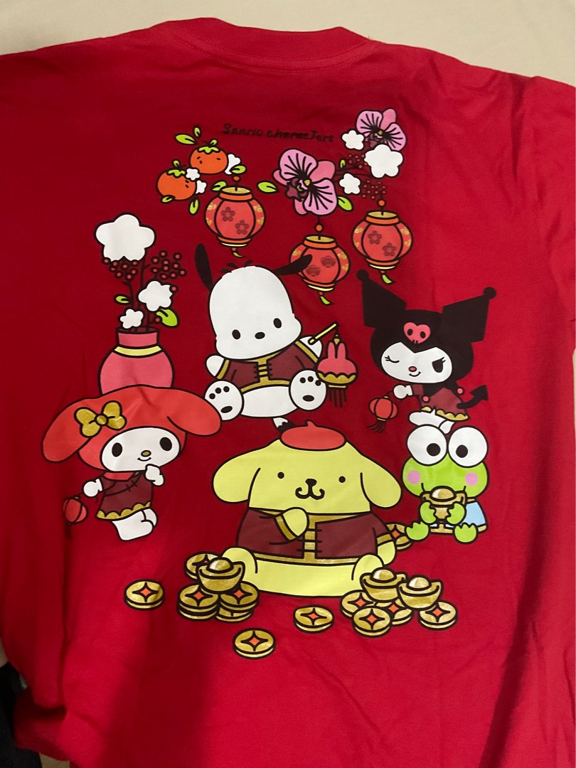 Official sanrio cny shirt, Women's Fashion, Tops, Shirts on Carousell