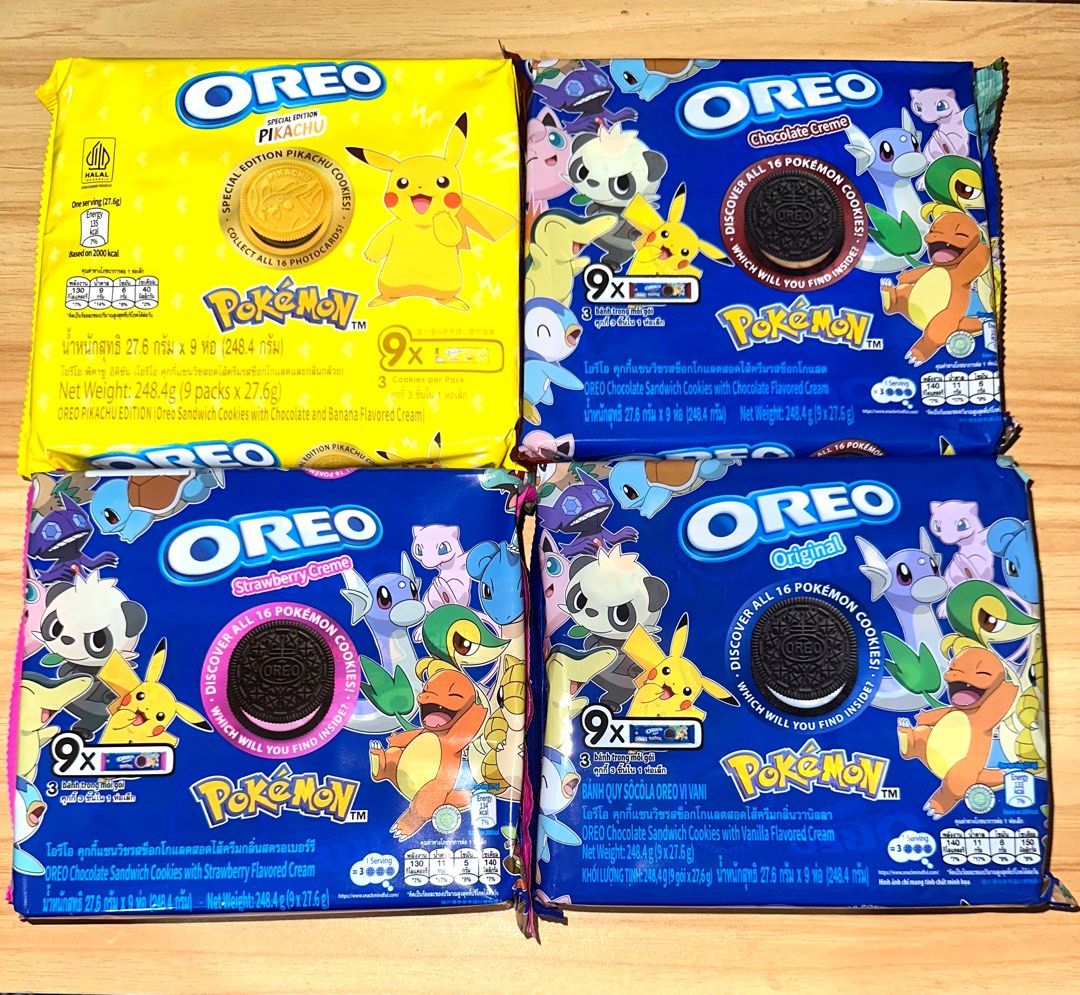 Oreo x Pokemon -Limited Edition, Food & Drinks, Other Food & Drinks on ...