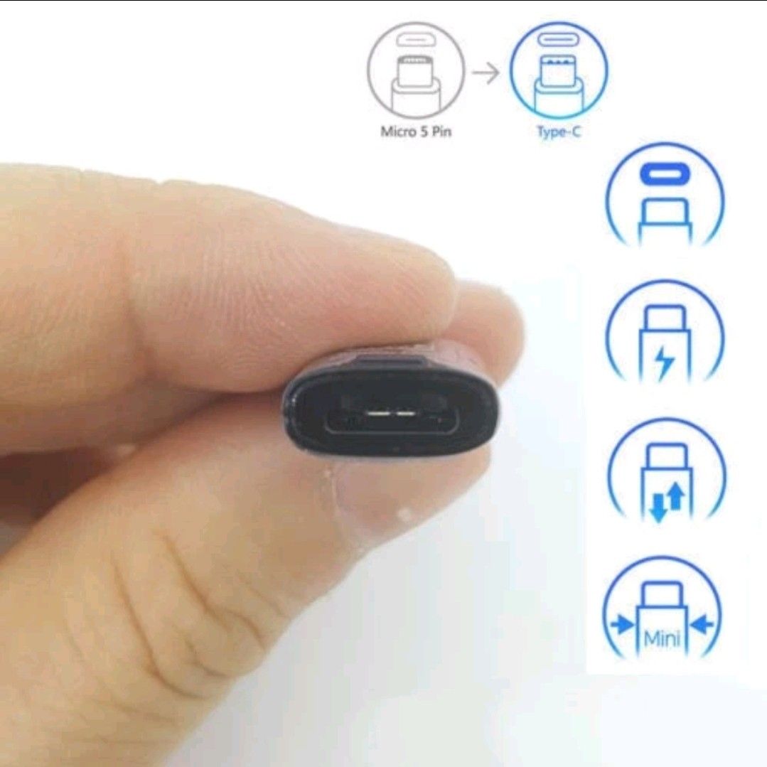 Original Samsung USB Type-C to Micro USB adapter Black, Mobile Phones ...