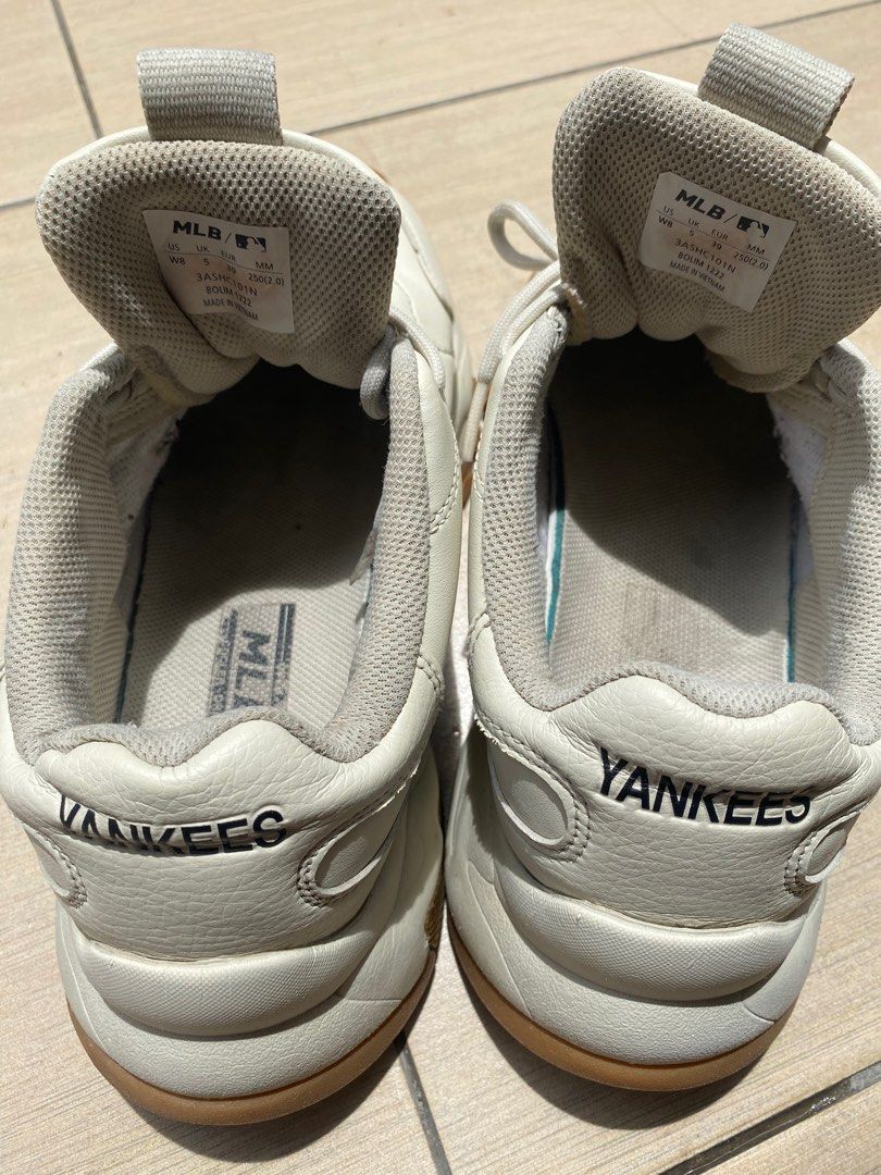 ORIGINAL Sepatu MLB bigball chunky - ivory, Fesyen Wanita, Sepatu di ...