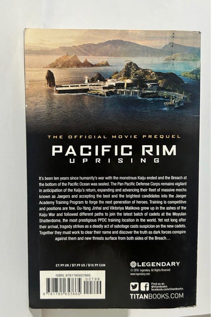 Pacific Rim Uprising Book, Hobbies & Toys, Books & Magazines, Fiction ...