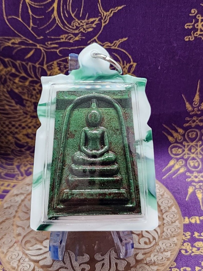 Phra somdej using old sak rak meaung material Serial:122 Wat rakang Be ...