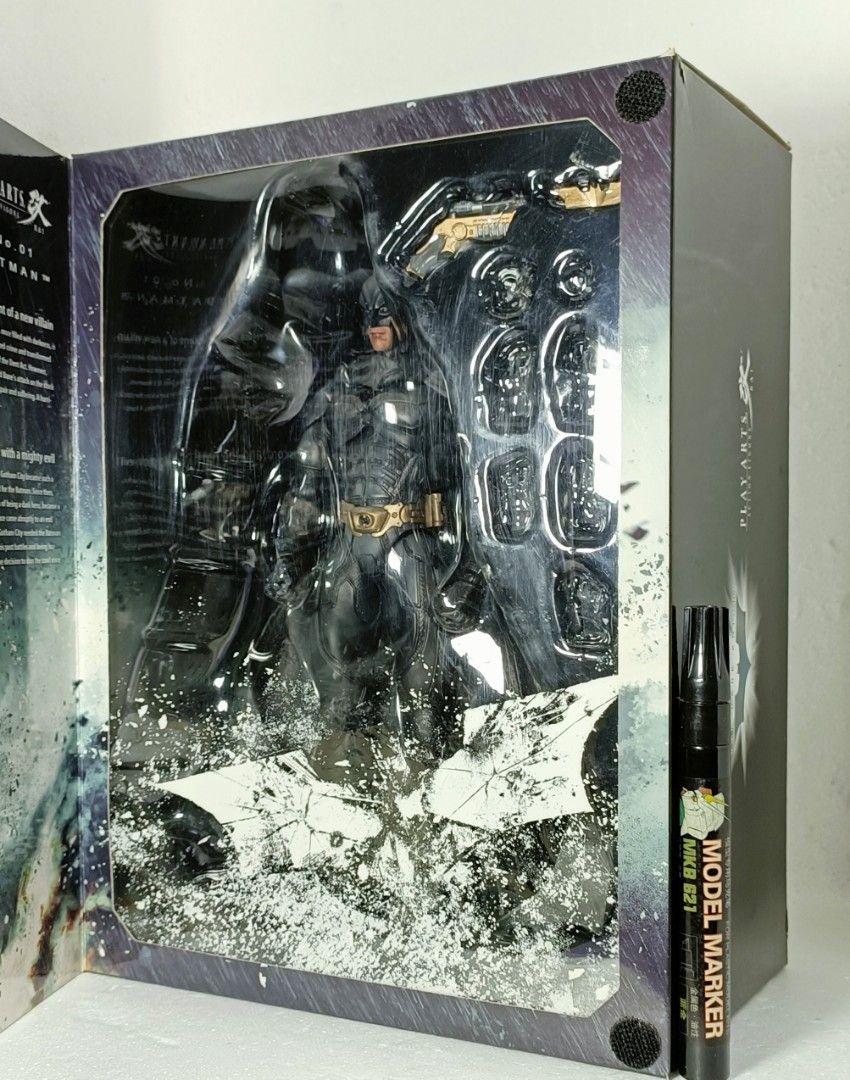 Play Arts Kai Batman The Dark Knight Complete Set, Hobbies & Toys, Toys ...