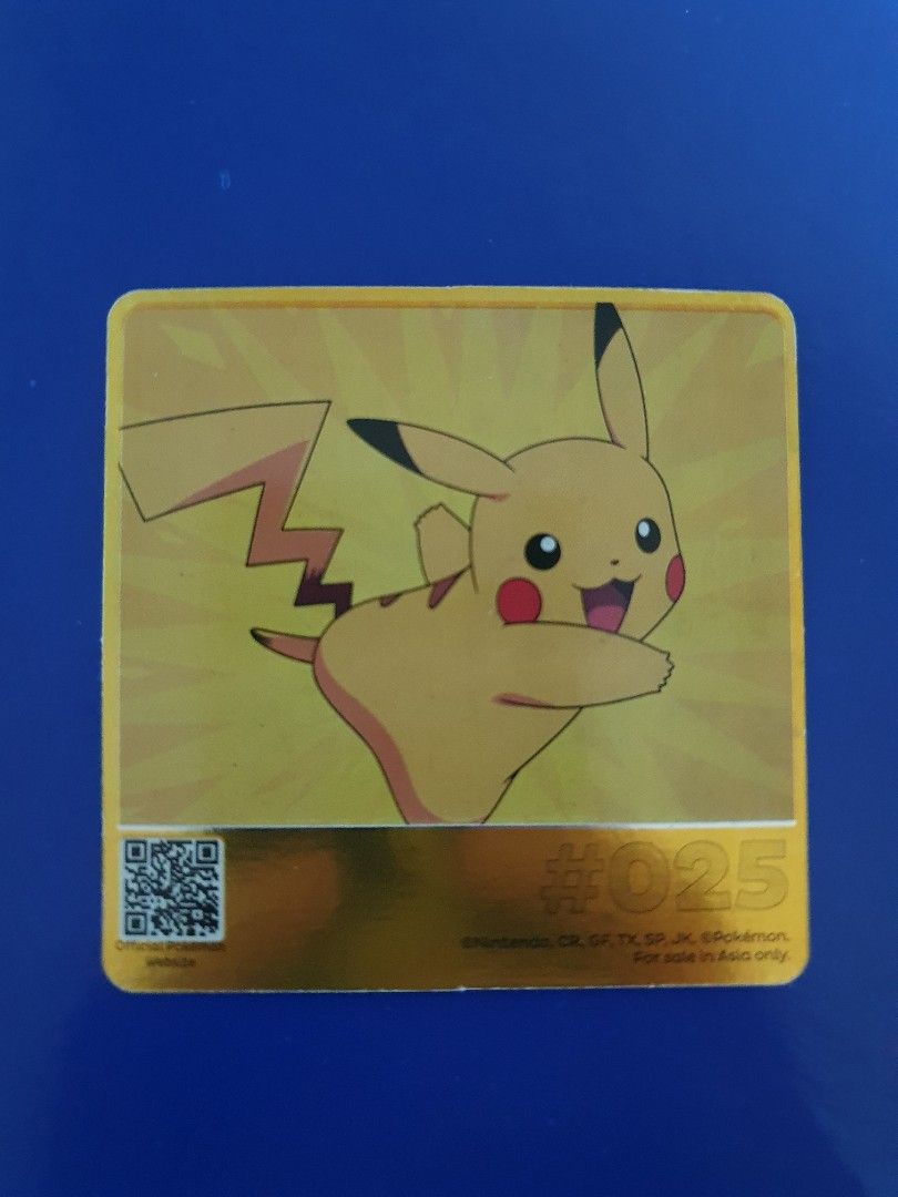 Pokemon Oreo Collab Pikachu #025 [Note: White Line], Hobbies & Toys ...