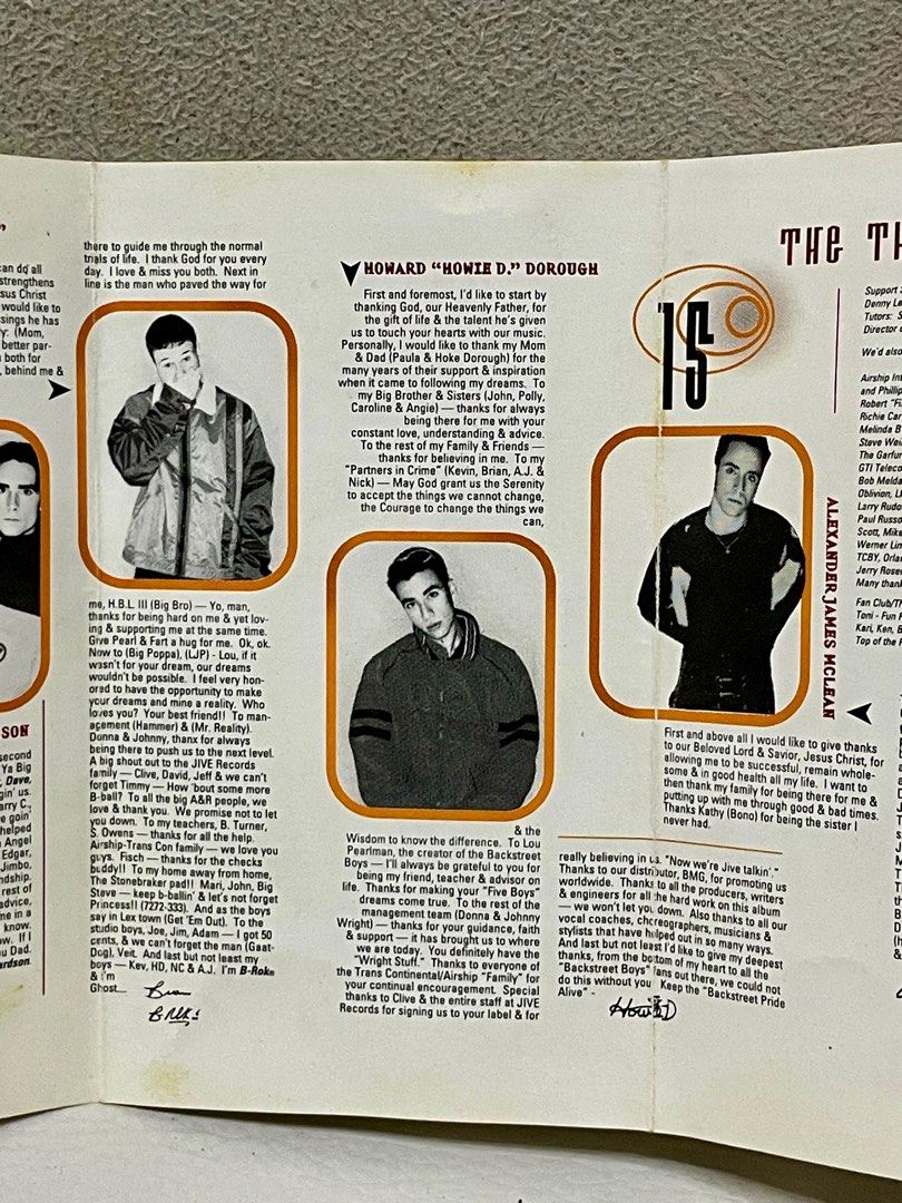 Pop: Backstreet Boys Album (1996) cassette tape, Hobbies & Toys, Music ...