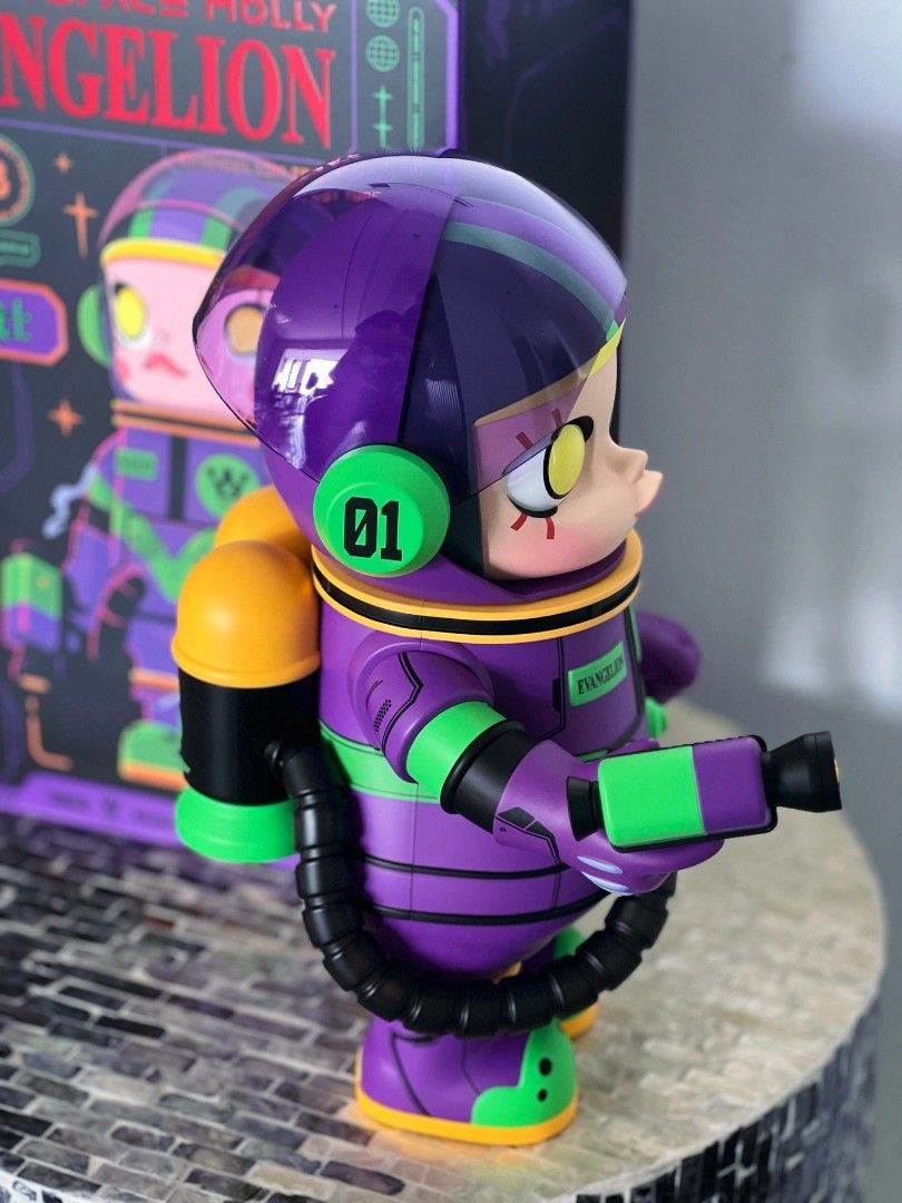 Popmart MEGA Space Molly Evangelion Eva 400%, Hobbies & Toys, Toys ...