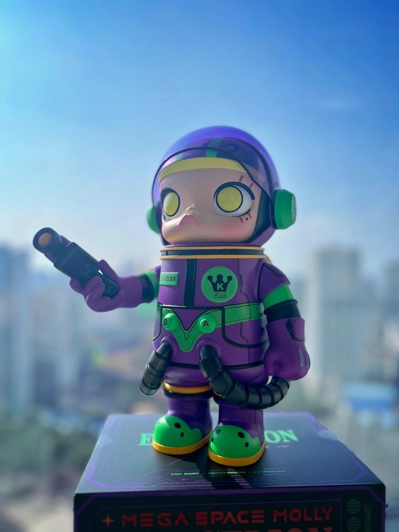 Popmart MEGA Space Molly Evangelion Eva 400%, Hobbies & Toys, Toys ...
