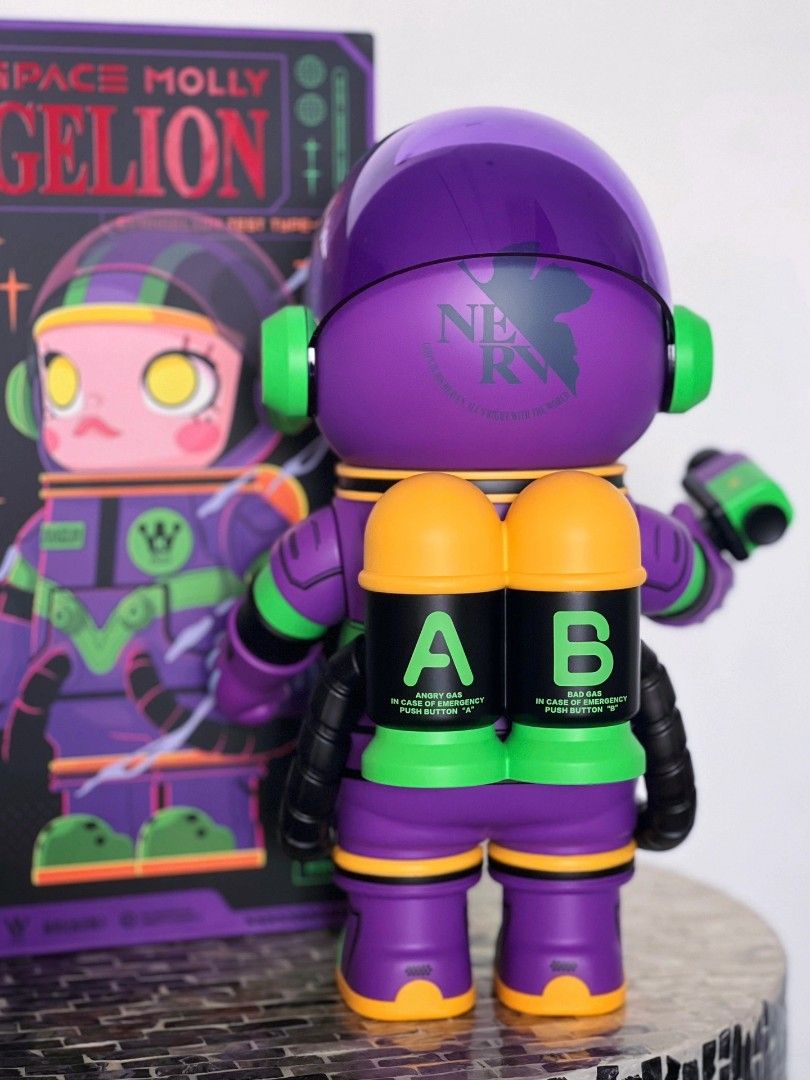 Popmart MEGA Space Molly Evangelion Eva 400%, Hobbies & Toys, Toys ...