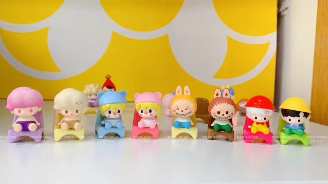 POPMART POP BEAN Sitting Position - Dimoo, Molly, Skull Panda, Labubu ...