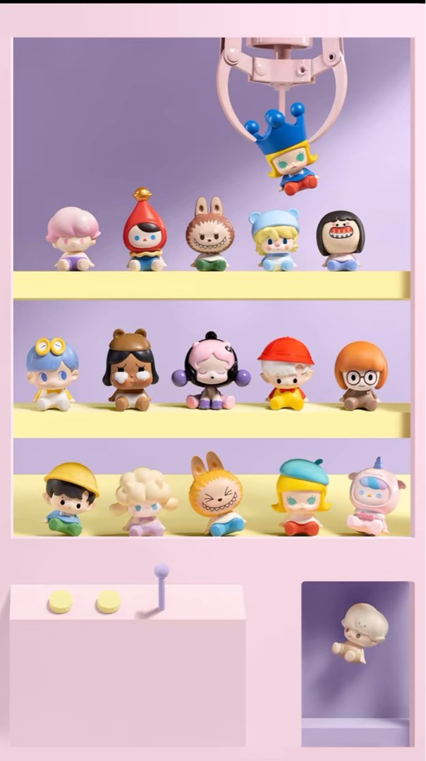 POPMART POP BEAN Sitting Position - Dimoo, Molly, Skull Panda, Labubu ...