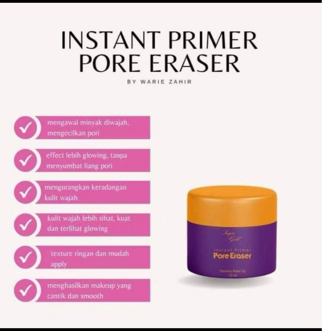 Pore Eraser Primer, Beauty & Personal Care, Face, Makeup on Carousell