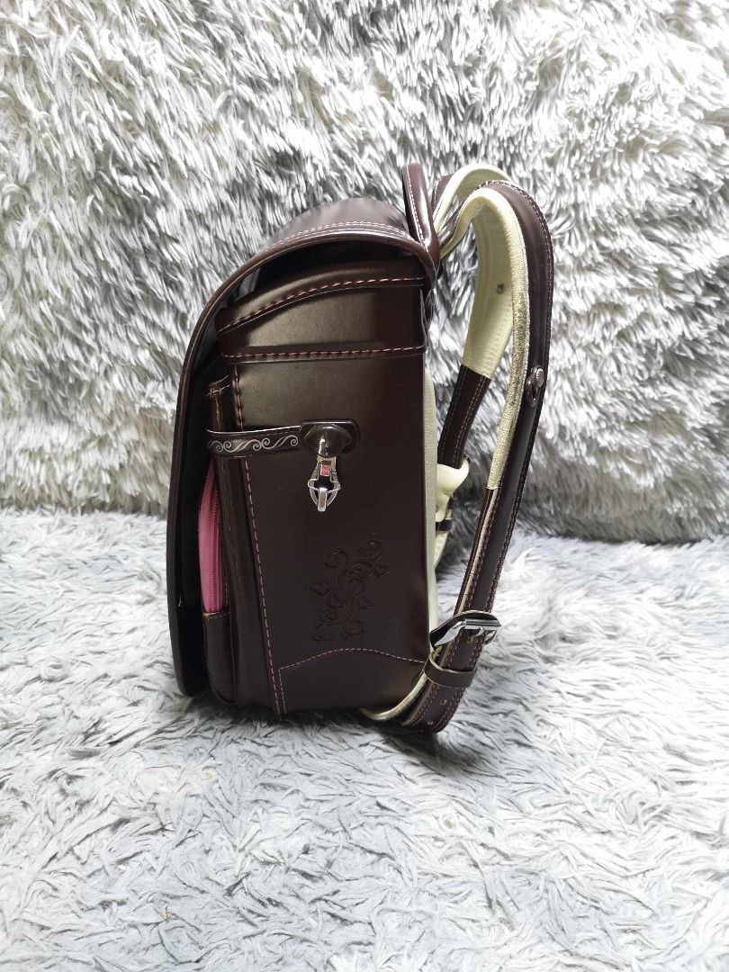 Premium Top Valu Select Brown Authentic Randoseru Backpack, Babies ...
