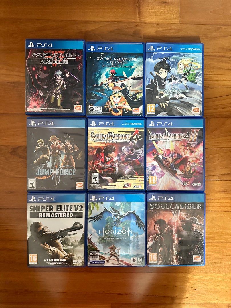 PS4 game Sword Art Online fatal bullet / Alicization Lycoris / Lost ...