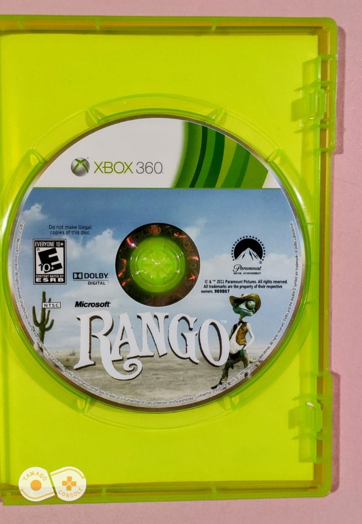 Rango The Video Game - [XBOX 360 Game] [NTSC / ENGLISH Language ...