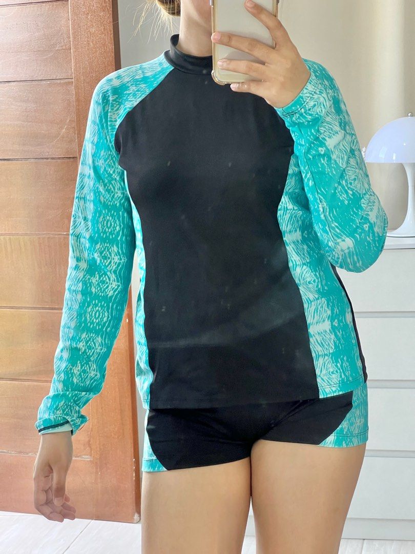 Rash Guard Beach Swimwear Long sleeves Summer Rushguard Stretchable for ...