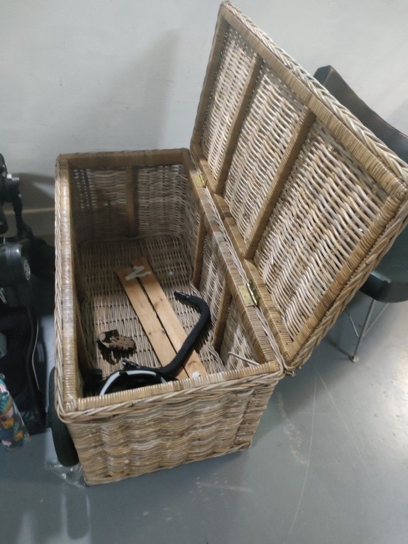 Rattan box crate chest, Furniture & Home Living, Furniture, Other Home ...