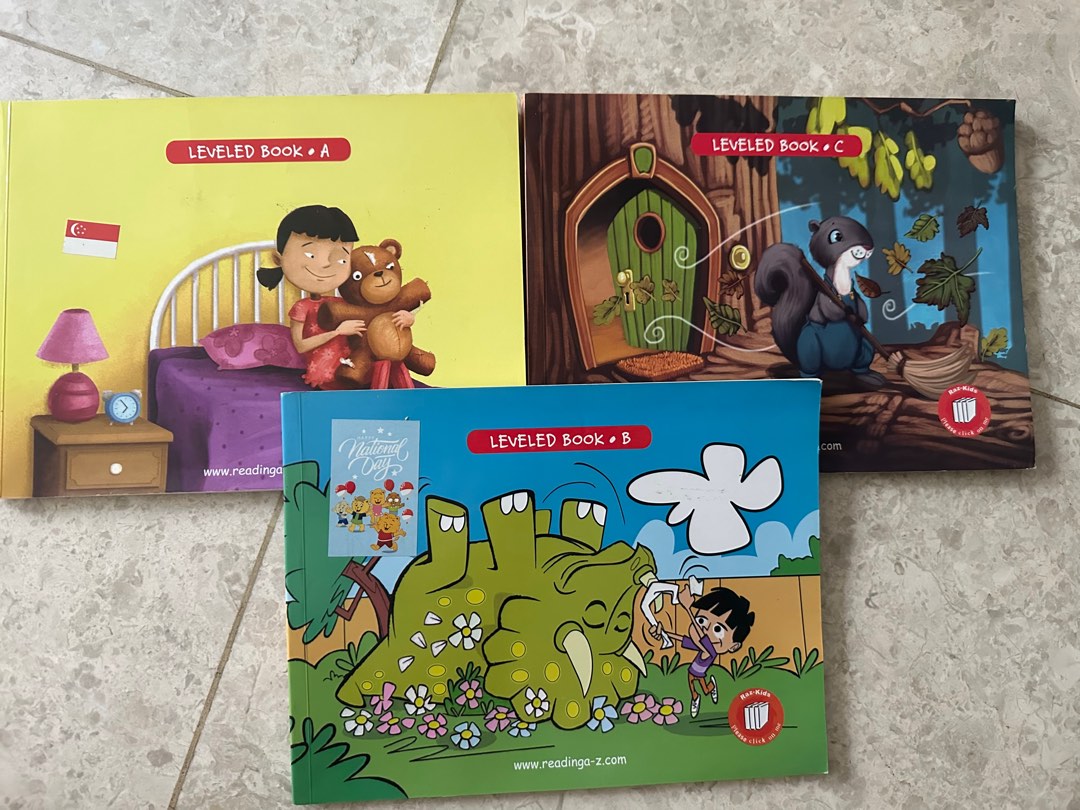 RAZ A, B, C and quick check book, Hobbies & Toys, Books & Magazines ...