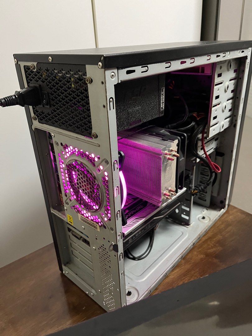 CHEAP RGB GAMING PC DESKTOO I5 CPU 2500K OVERCLOCK RX470 8GB RAM 128GB ...