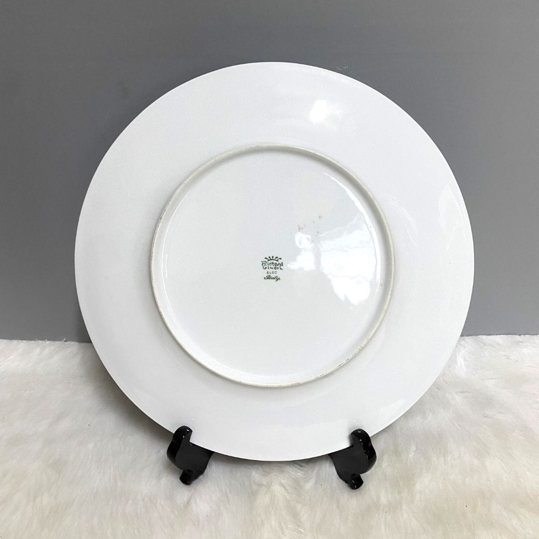 Richard Ginori Vintage Blue White Limited Edition Painted Plate ...