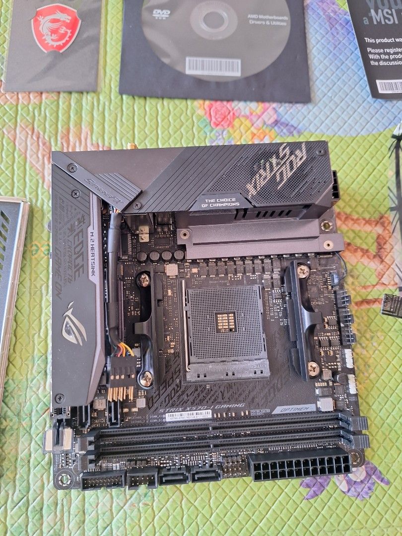 ROG Strix X570-I Gaming motherboard, Computers & Tech, Parts ...