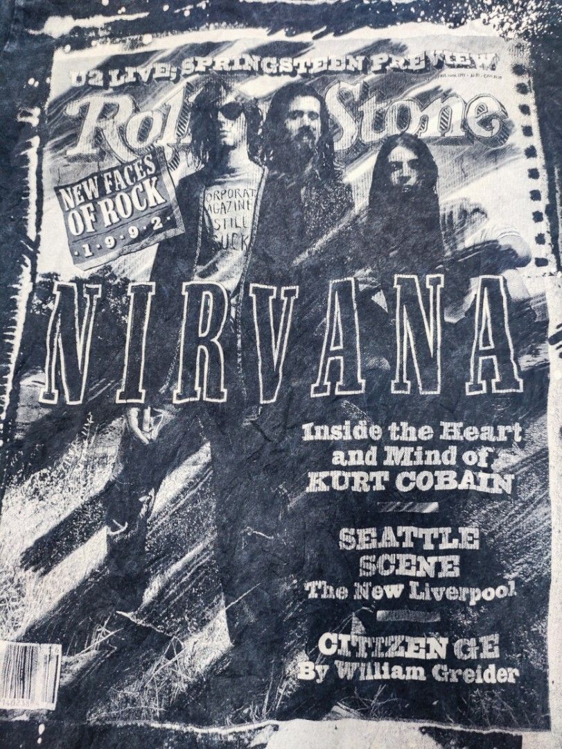 Rolling stone nirvana magazine, Men's Fashion, Tops & Sets, Tshirts ...