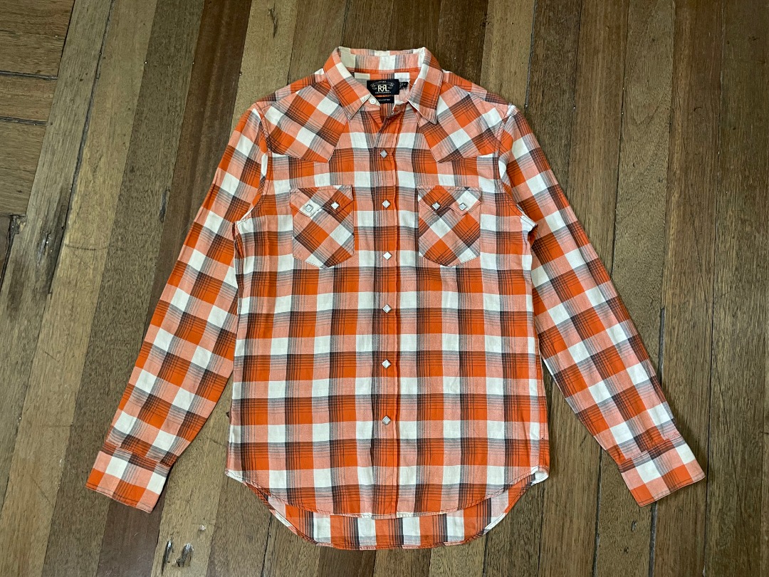 RRL FLANNEL - RALPH LAUREN, Men's Fashion, Tops & Sets, Tshirts & Polo ...