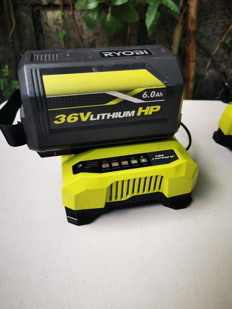 ryobi 36v battery and fast charger, Commercial & Industrial ...