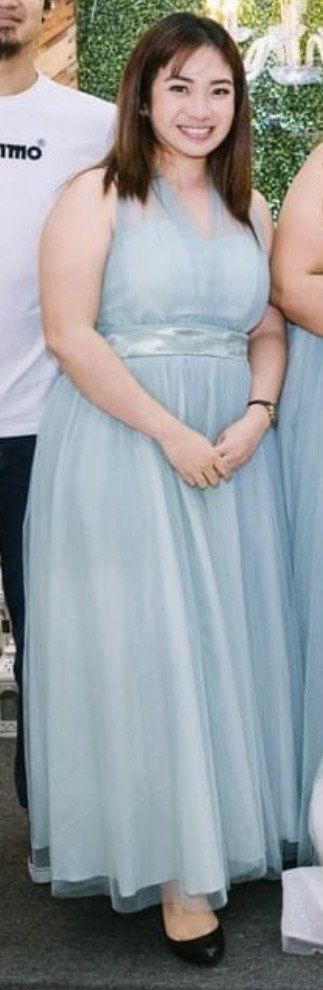 Sage Green Abay Gown Infinity Dress Tulle, Women's Fashion, Dresses & Sets, Evening dresses ...