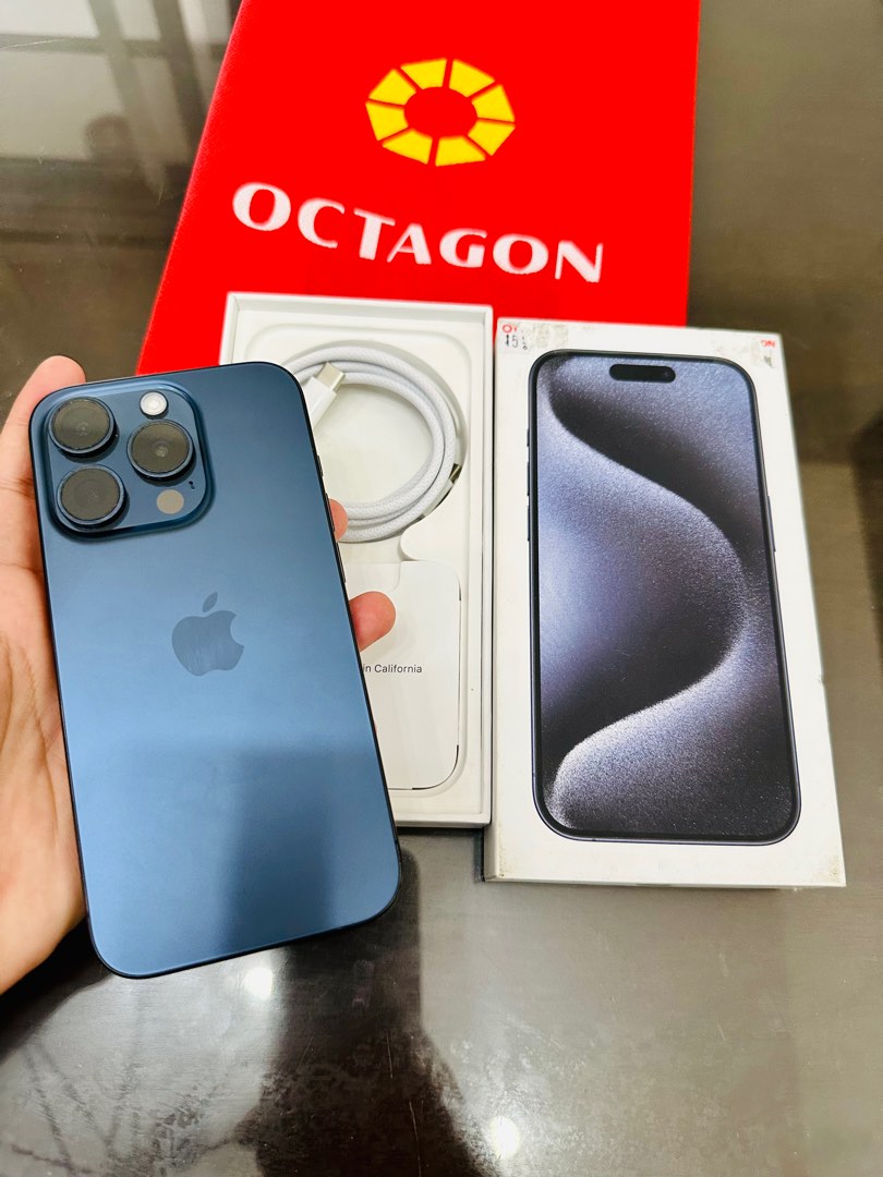 Sale or Swap Iphone 15 pro (NOT MAX) 128gb factory unlocked NTC Blue ...