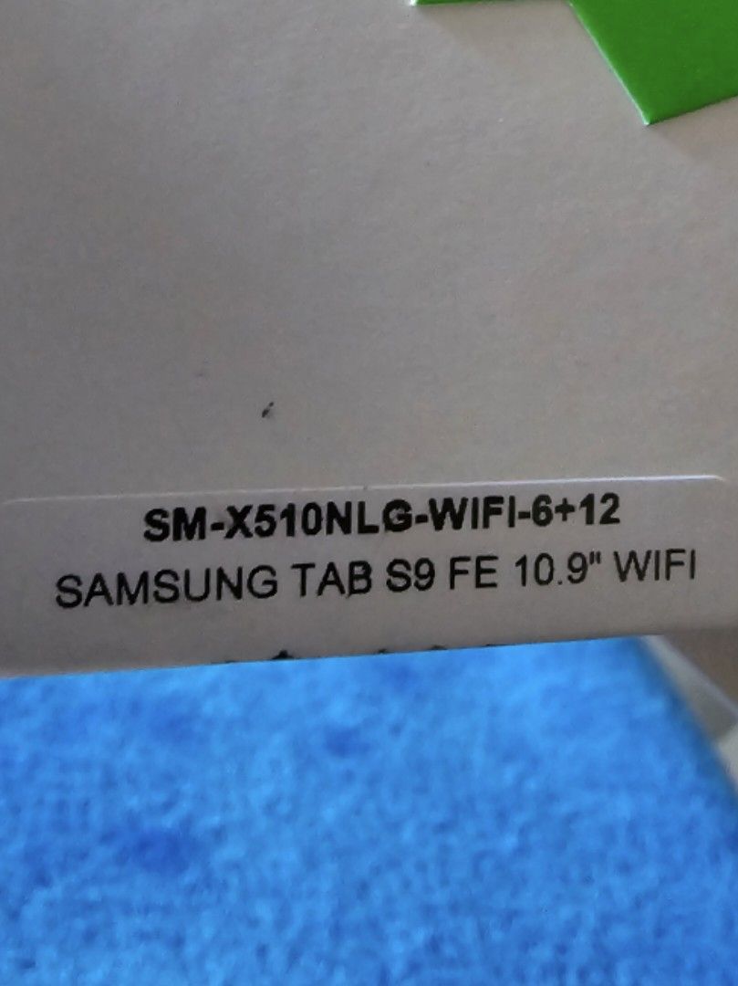Samsung Samsung Tab S9 FE Mint WIFI Green 128 GB, Mobile Phones ...