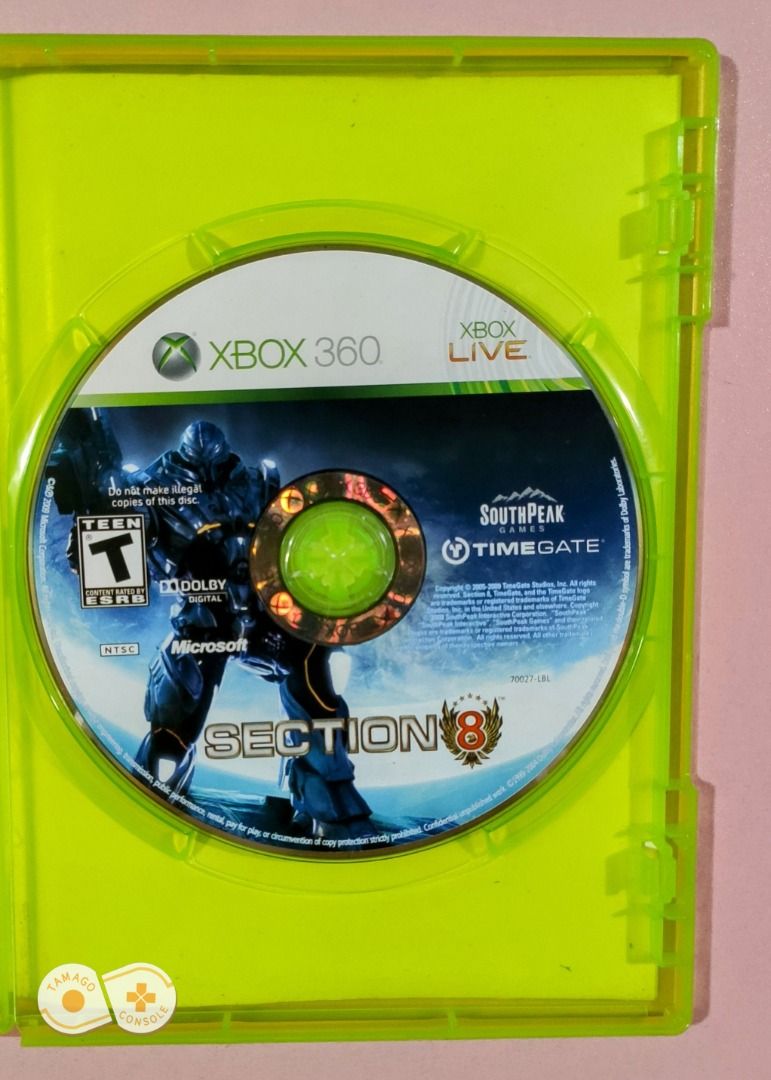 Section 8 - [XBOX 360 Game] [NTSC / ENGLISH Language], Video Gaming ...