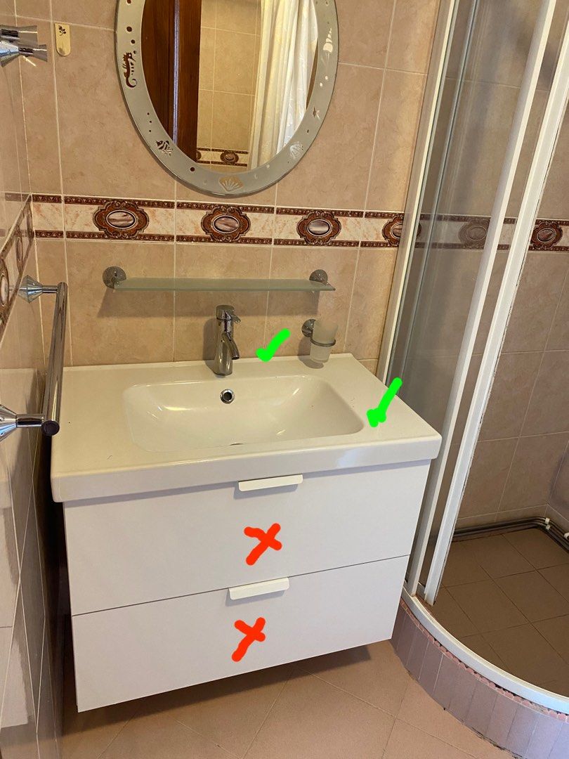Must go : Used IKEA Dalskar Bathroom Sink with Tap, and New Sakura Gas ...