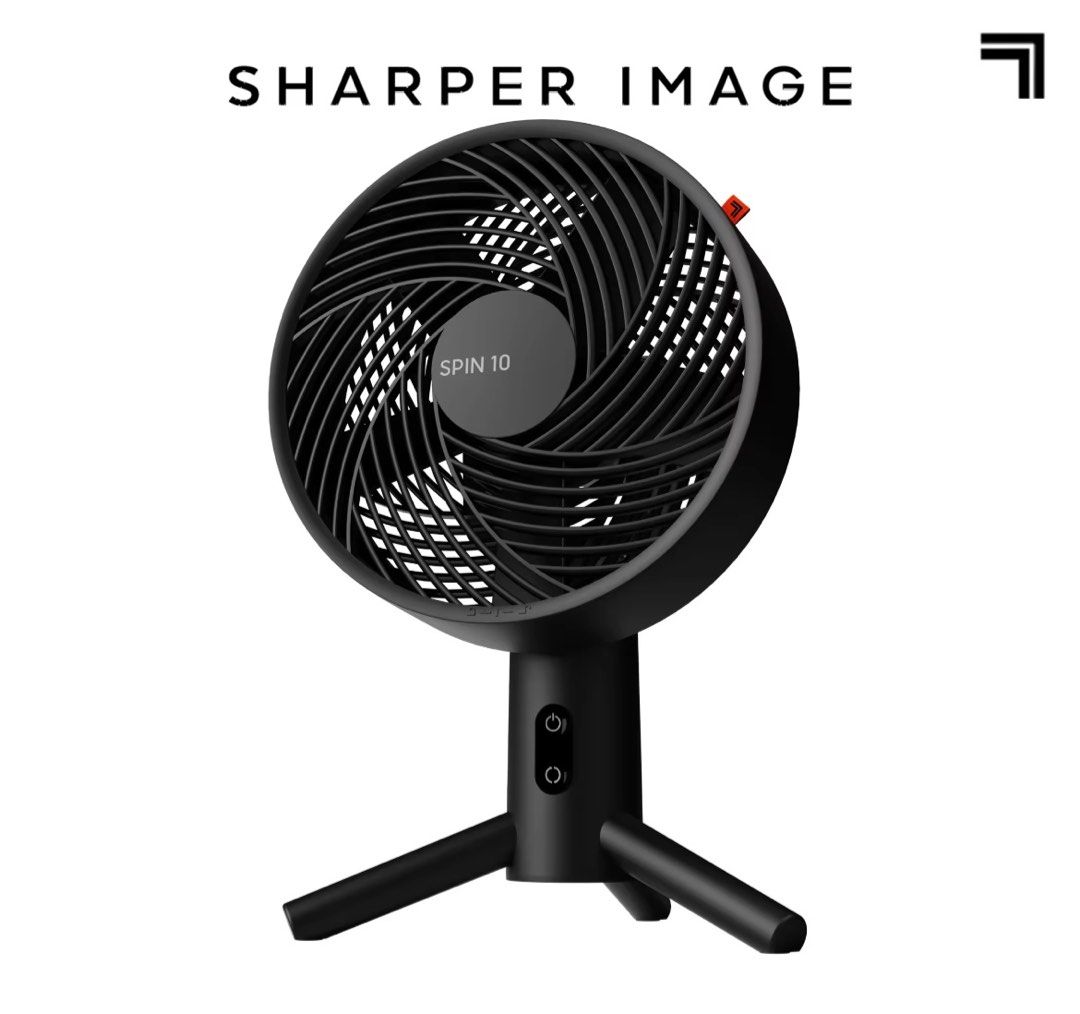 Sharper Image SPIN 10 Oscillating Fan, Furniture & Home Living ...