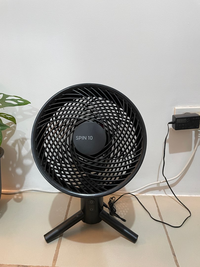 Sharper Image SPIN 10 Oscillating Fan, Furniture & Home Living ...