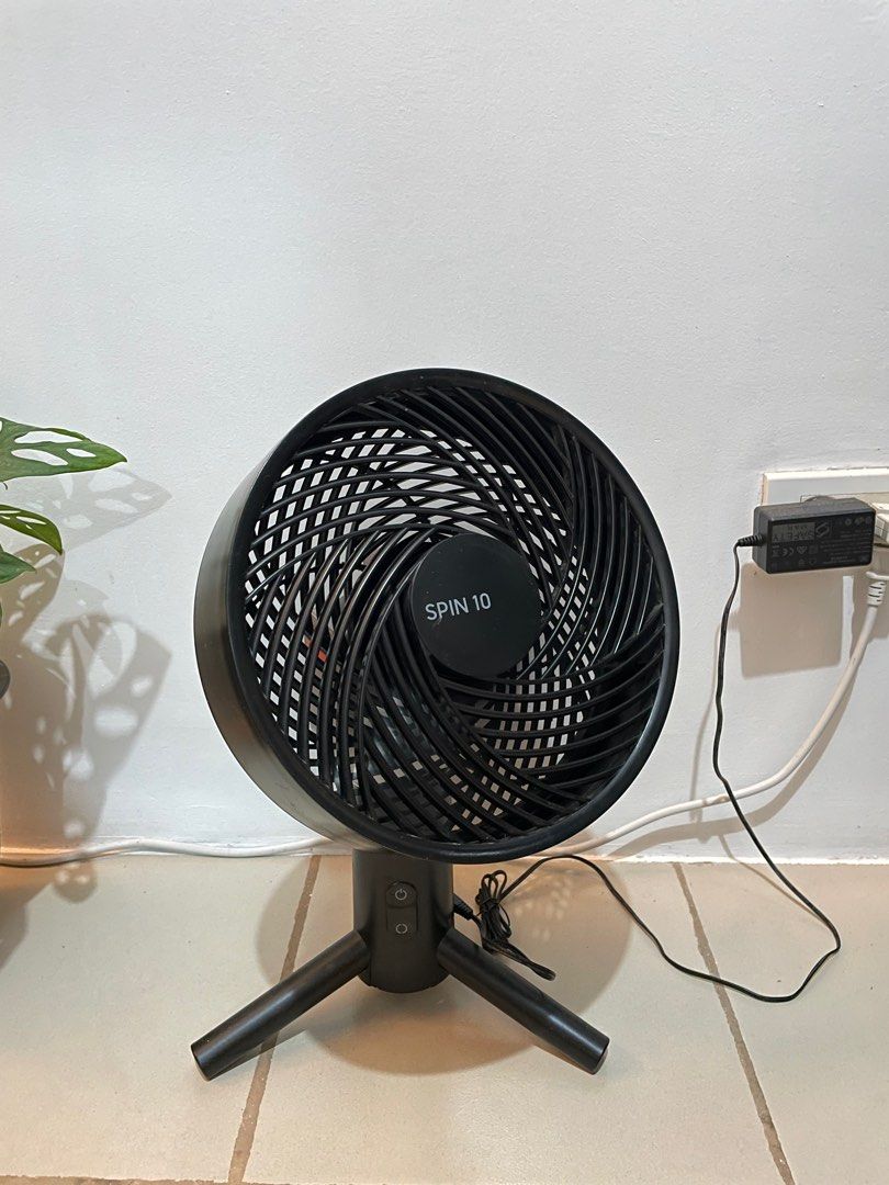 Sharper Image SPIN 10 Oscillating Fan, Furniture & Home Living ...