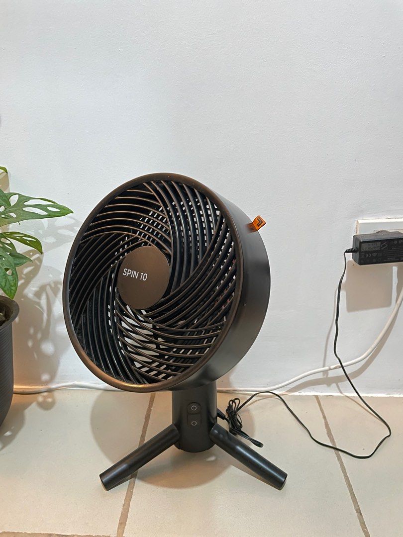 Sharper Image SPIN 10 Oscillating Fan, Furniture & Home Living ...