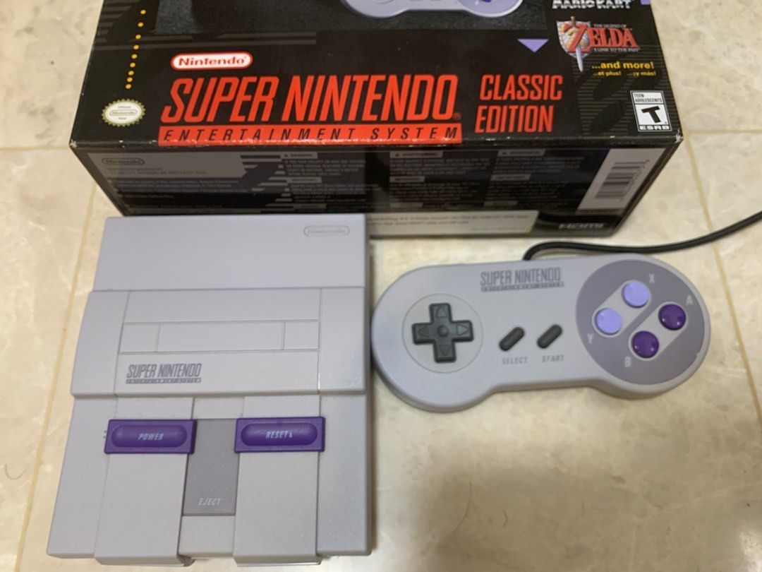 SNES Mini - Super Nintendo, Video Gaming, Video Game Consoles, Nintendo ...