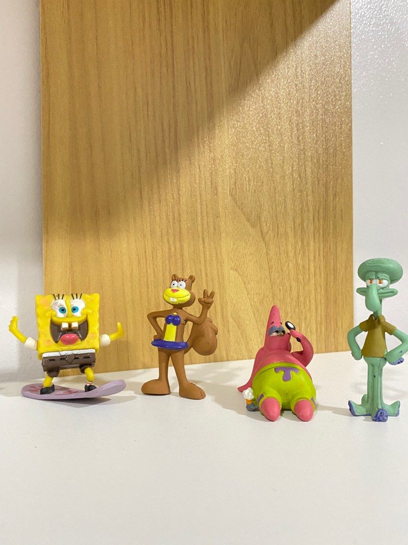 Spongebob Squarepants Small Collectible Plastic Toy Figurines, Hobbies ...