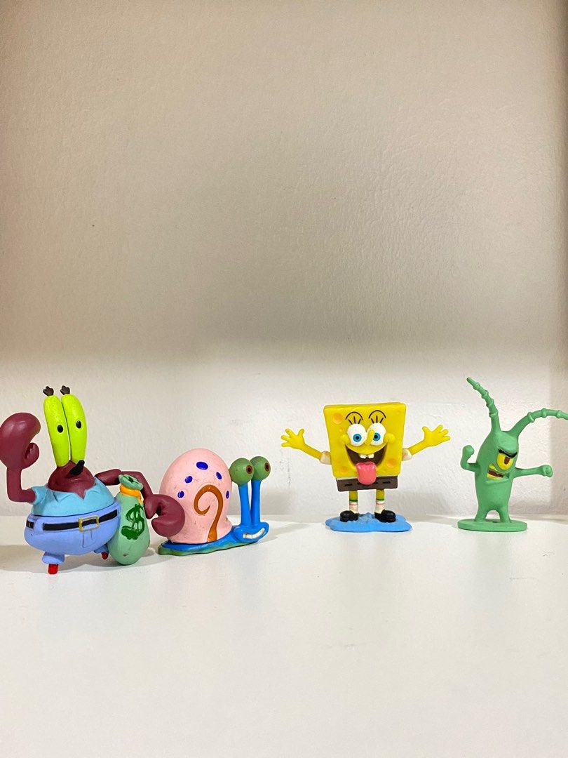 Spongebob Squarepants Small Collectible Plastic Toy Figurines, Hobbies ...