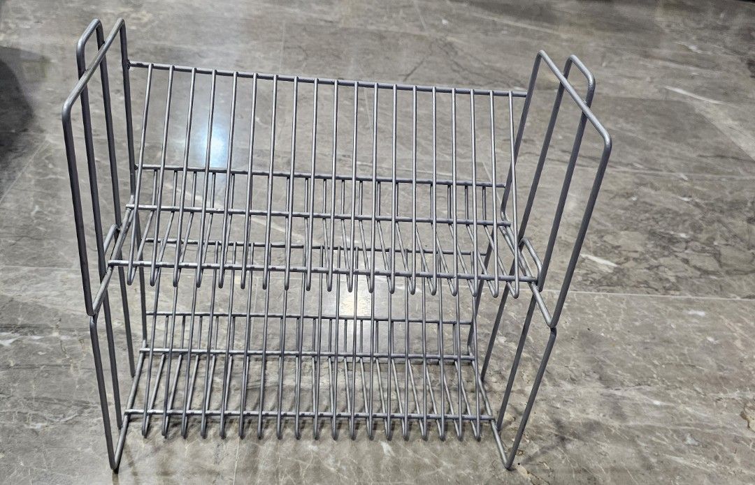 Stainless Steel Stackable CD Rack x 3, Furniture & Home Living, Home ...