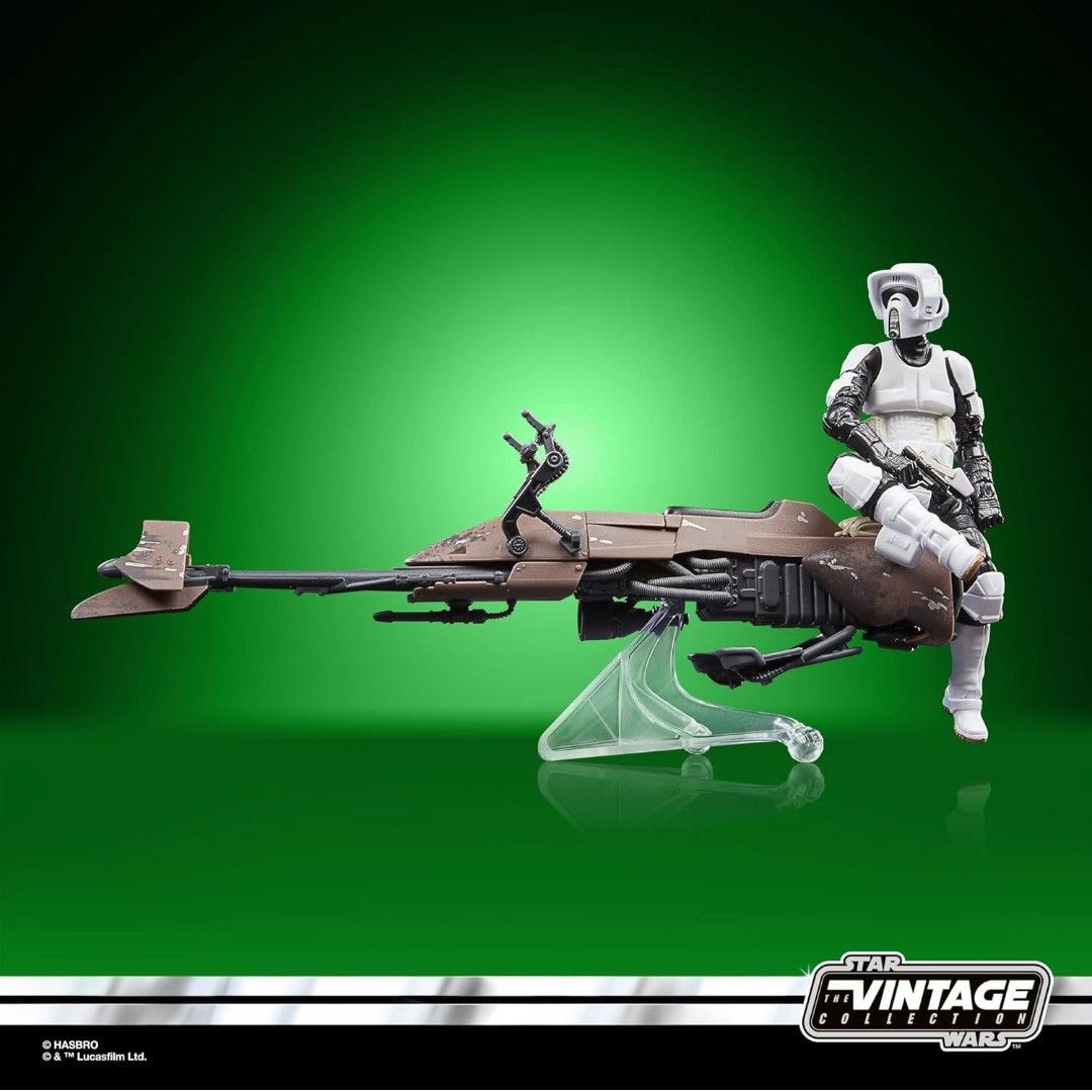 Star Wars TVC SPEEDER BIKE with SCOUT 3.75" scale, Hobbies & Toys, Toys ...