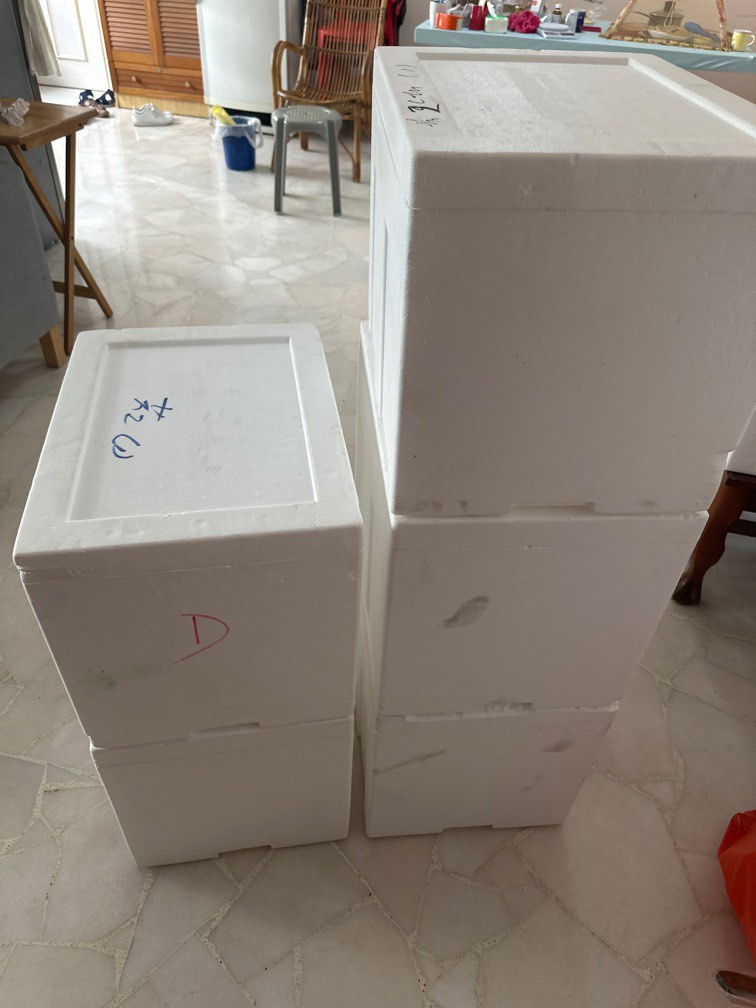 Styrofoam boxes, Furniture & Home Living, Home Improvement ...