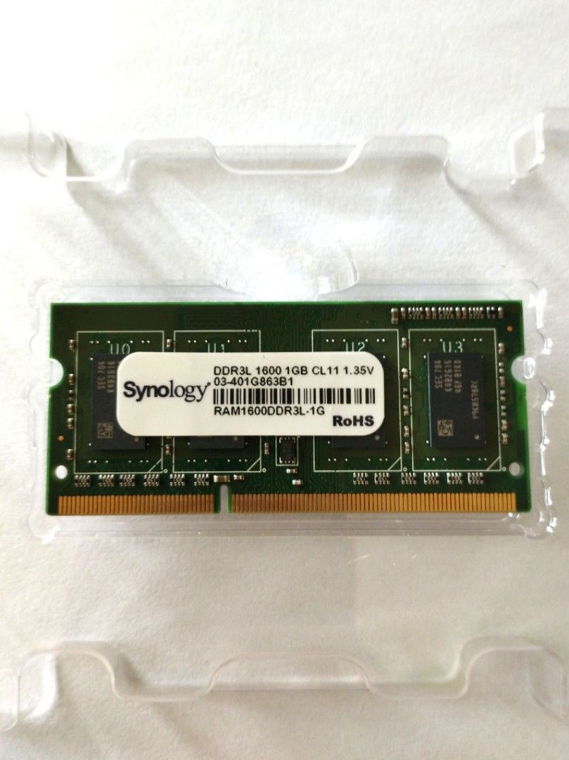 Synology DDR3L 1GB RAM, Computers & Tech, Parts & Accessories, Computer ...